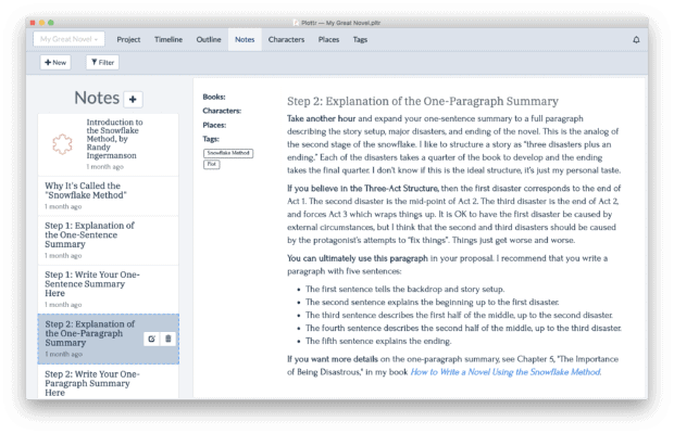 Plottr Software and the Snowflake Method | Advanced Fiction Writing